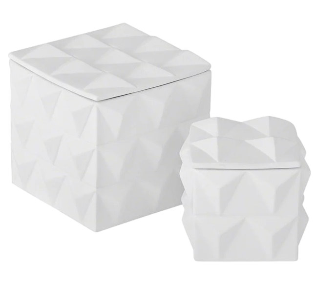 Matte White Small Box – Cokas Diko Home
