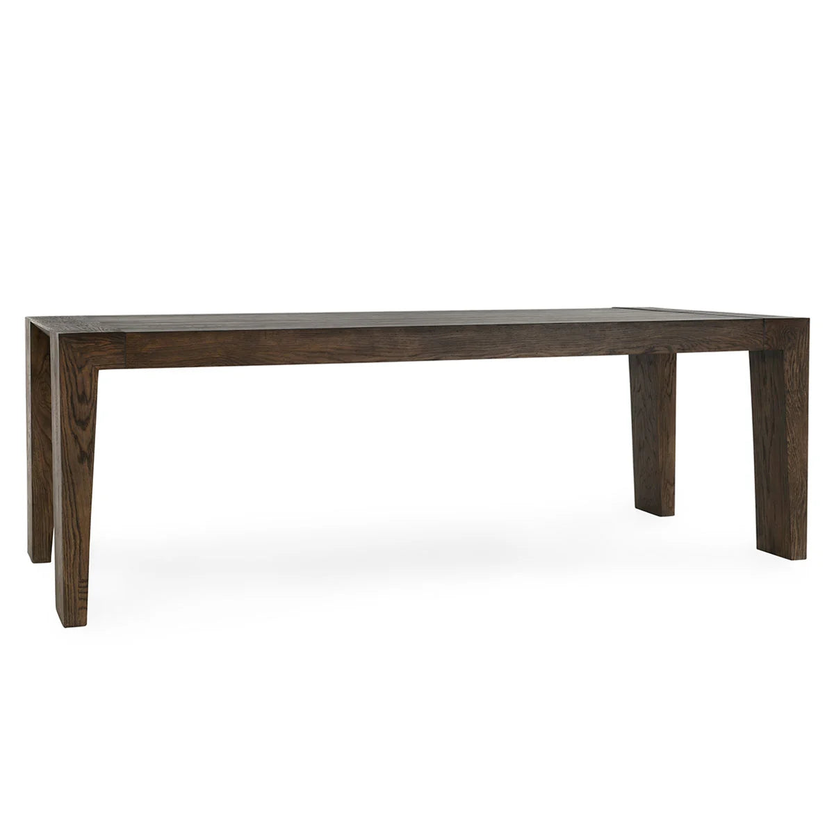 Craftsman Reclaimed Oak Brown Rectangle Dining Table 89" – Cokas Diko Home